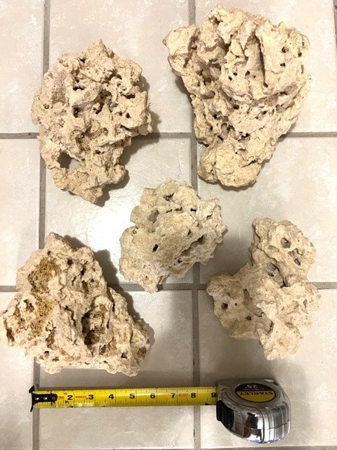 Sold - W. Warwick, RI: Dry Rock 65 lbs; New-Not used | Boston Reefers ...